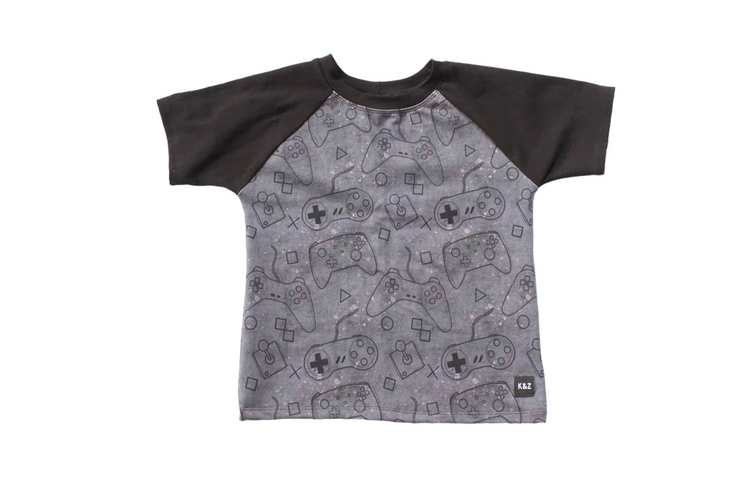 Kids Gamer T-shirt: Cotton Lycra Video Game Tee - Etsy