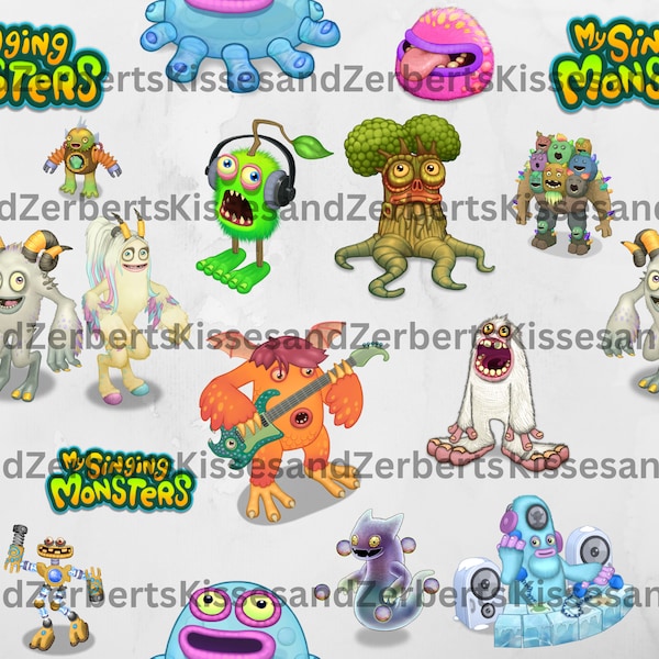 Singing Monsters Png - Etsy