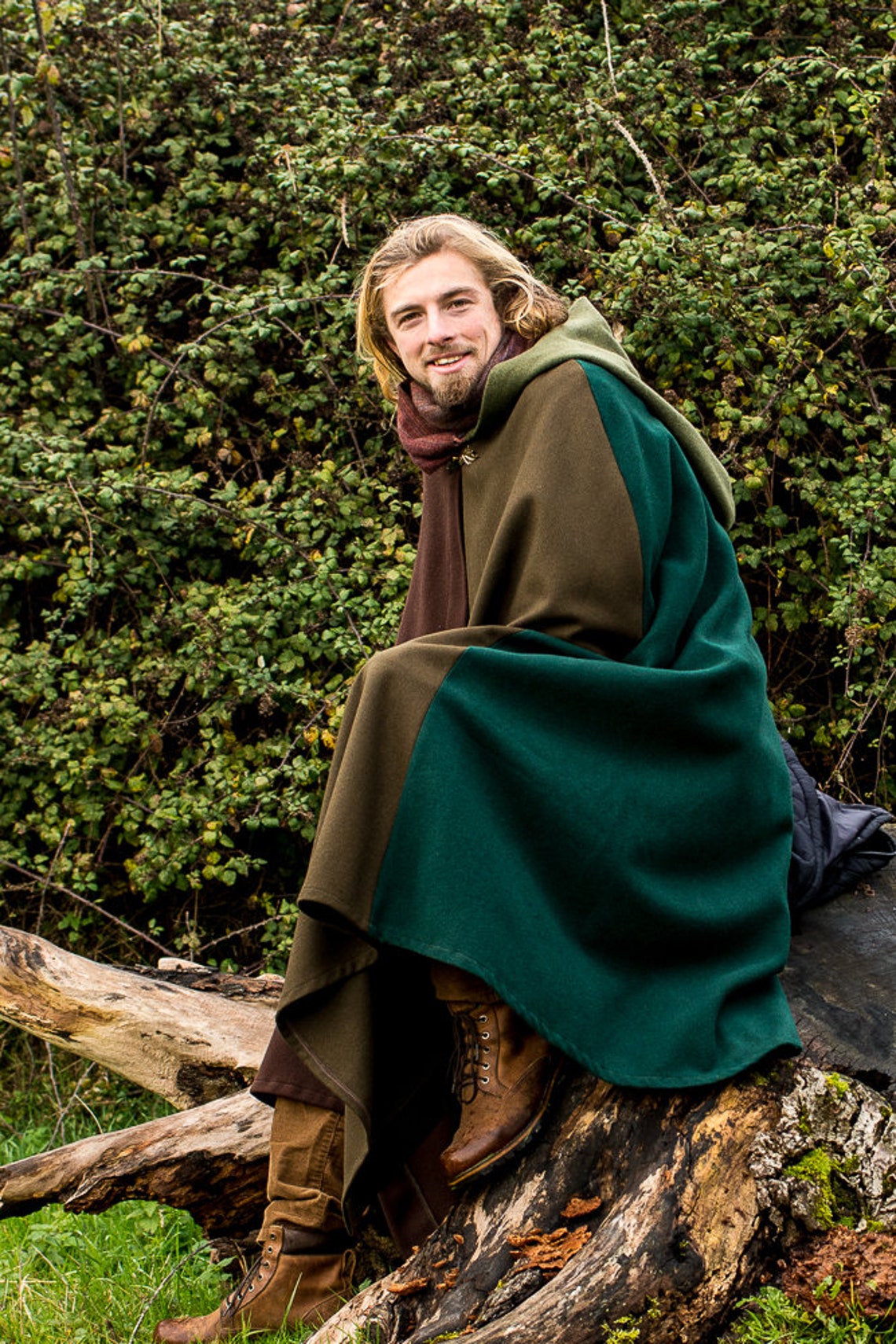 Merlin Cloak Pure Wool Made to Measure Cape Druid Pagan Wizard | Etsy UK