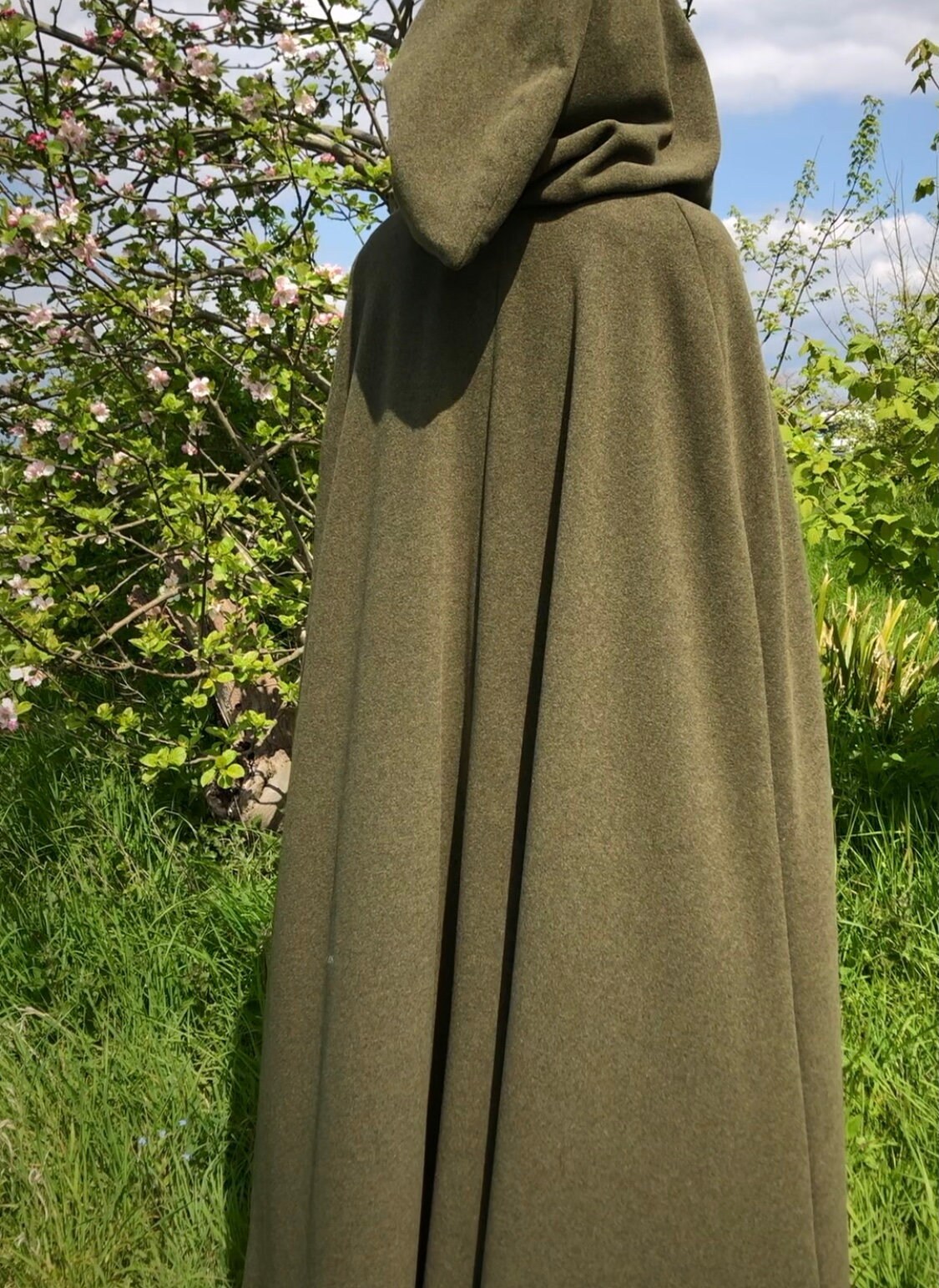 Essential Pagan Cloak Pure Wool Sage Green Men Women's - Etsy Australia