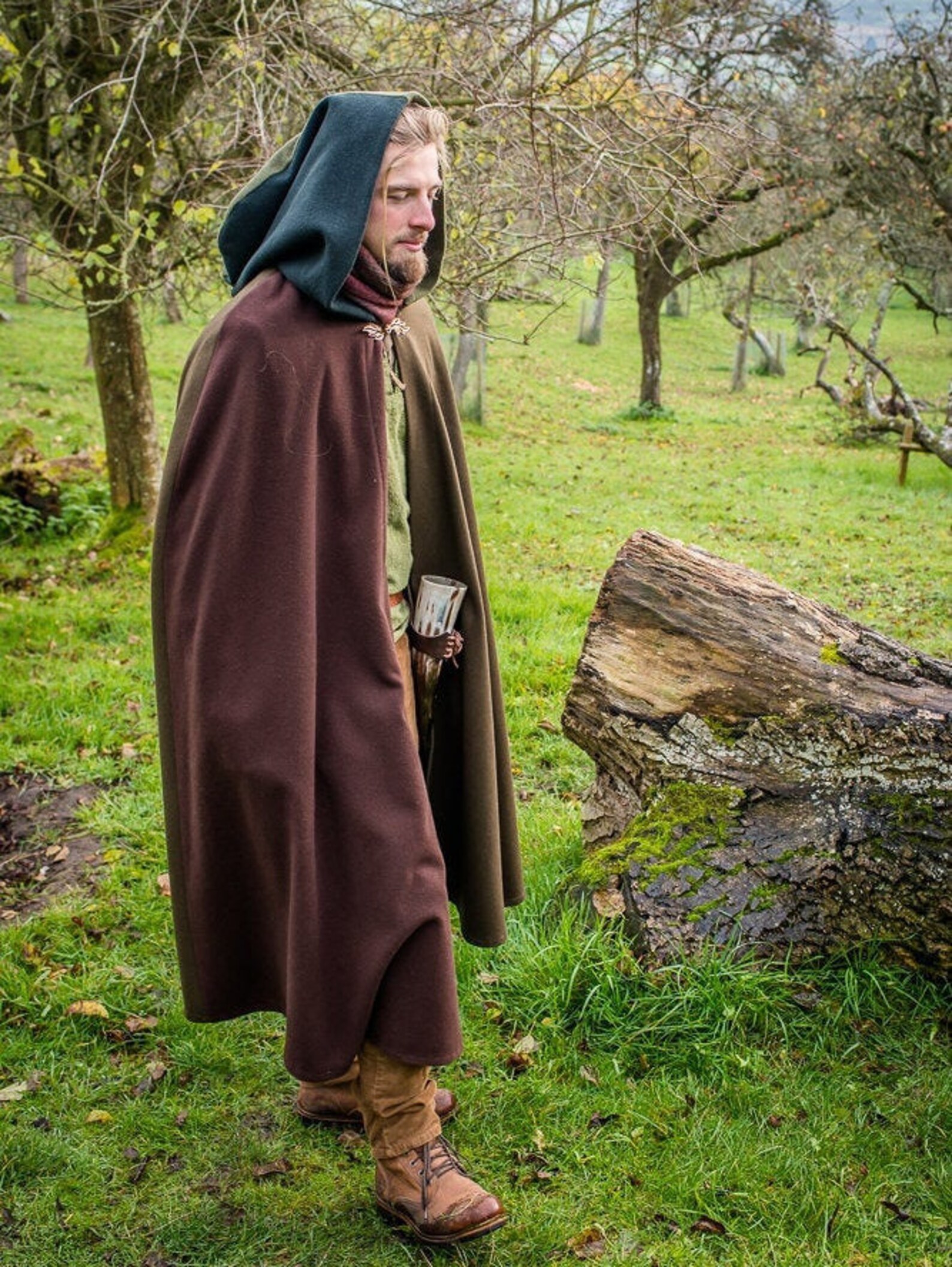 Merlin Cloak Pure Wool Made to Measure Cape Druid Pagan Wizard | Etsy UK