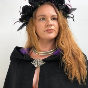 Celtic Knotwork Cloak Cape Clasp Fastening in Bronze or Silver Avalon ...