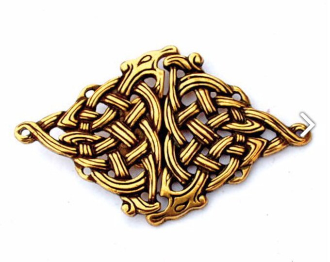 Dagda Cloak Cape Clasp Fastening in Bronze and Silver Avalon Cloaks - Etsy