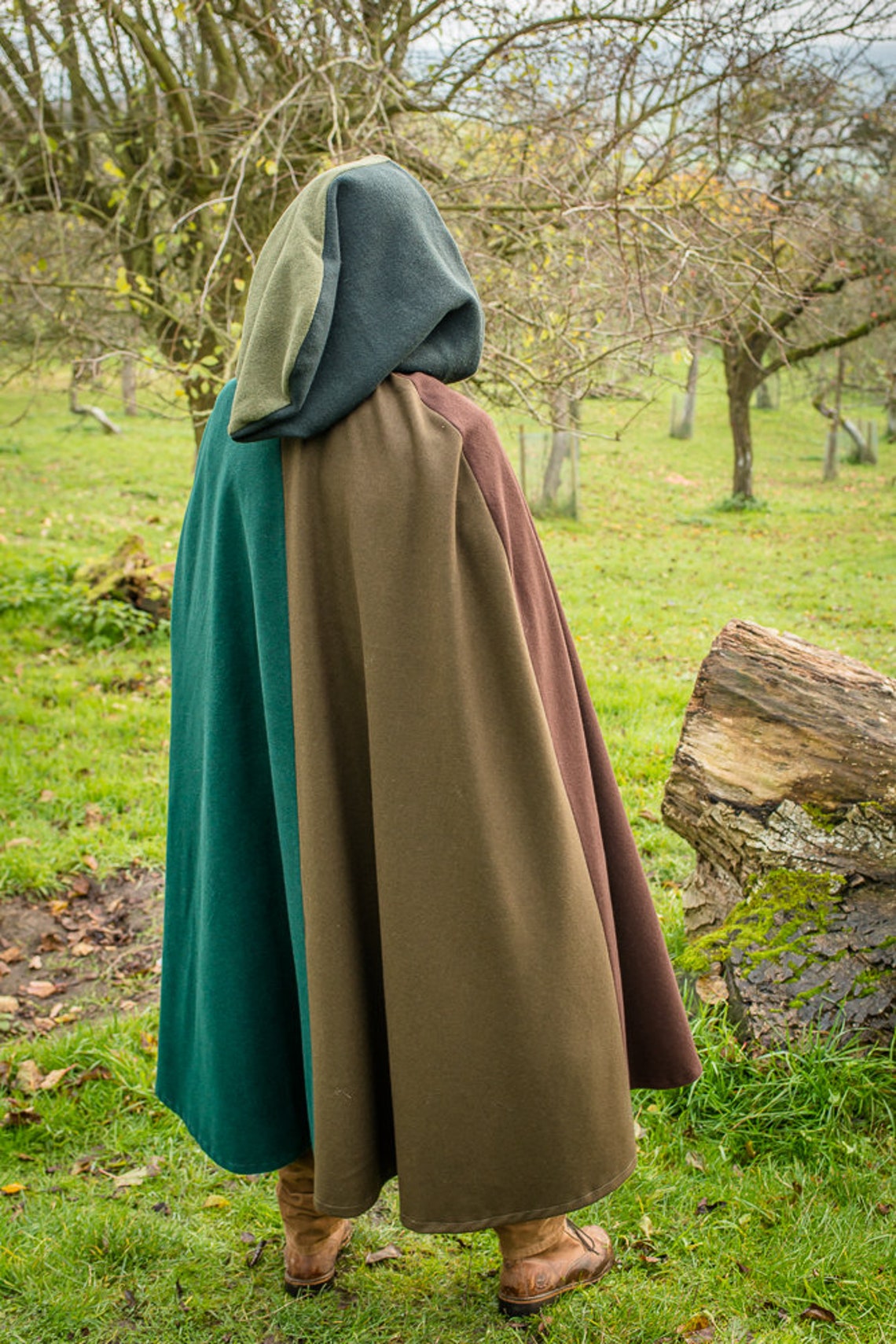 Merlin Cloak Pure Wool Made to Measure Cape Druid Pagan Wizard | Etsy UK