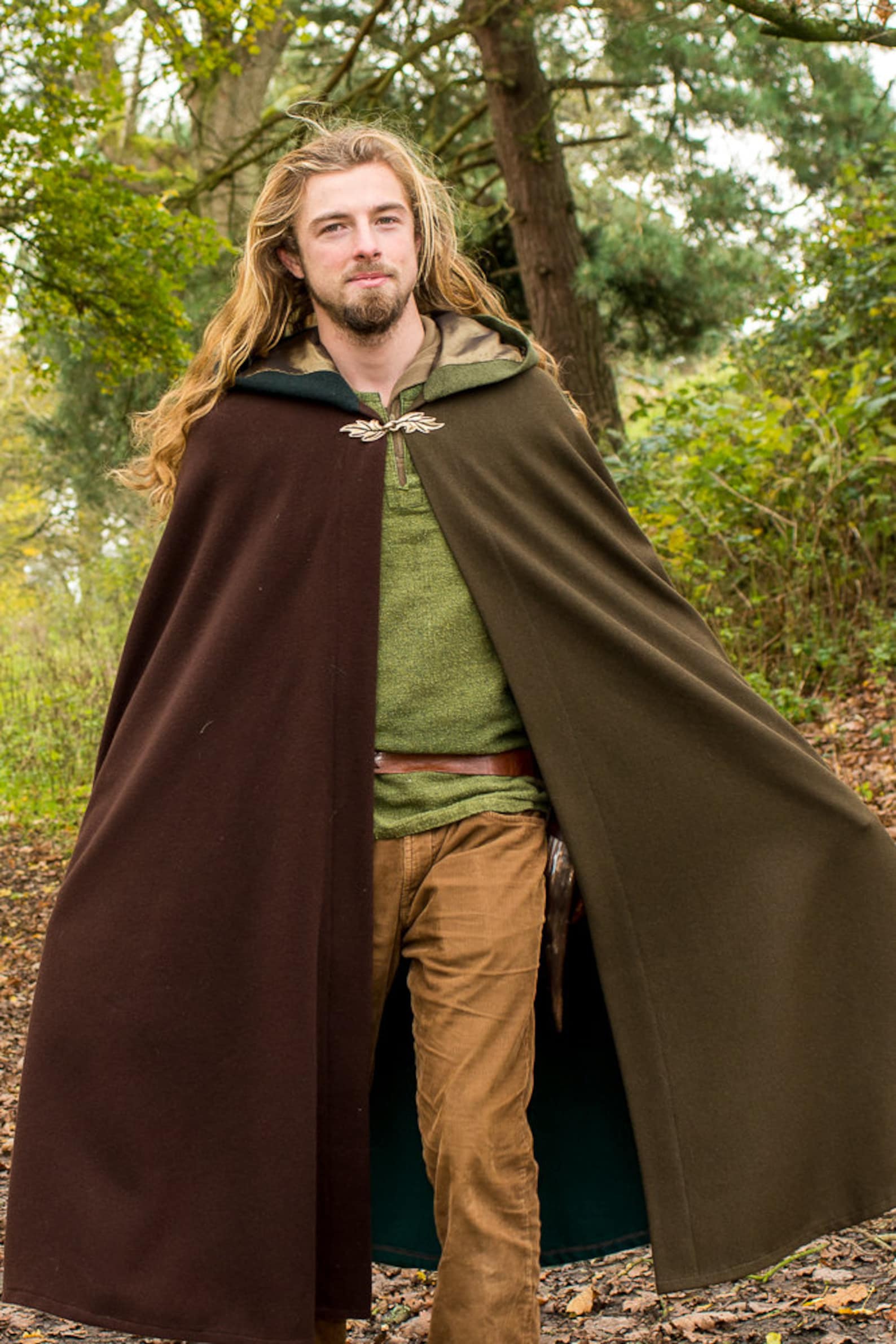 Merlin Cloak Pure Wool Made to Measure Cape Druid Pagan Wizard | Etsy UK