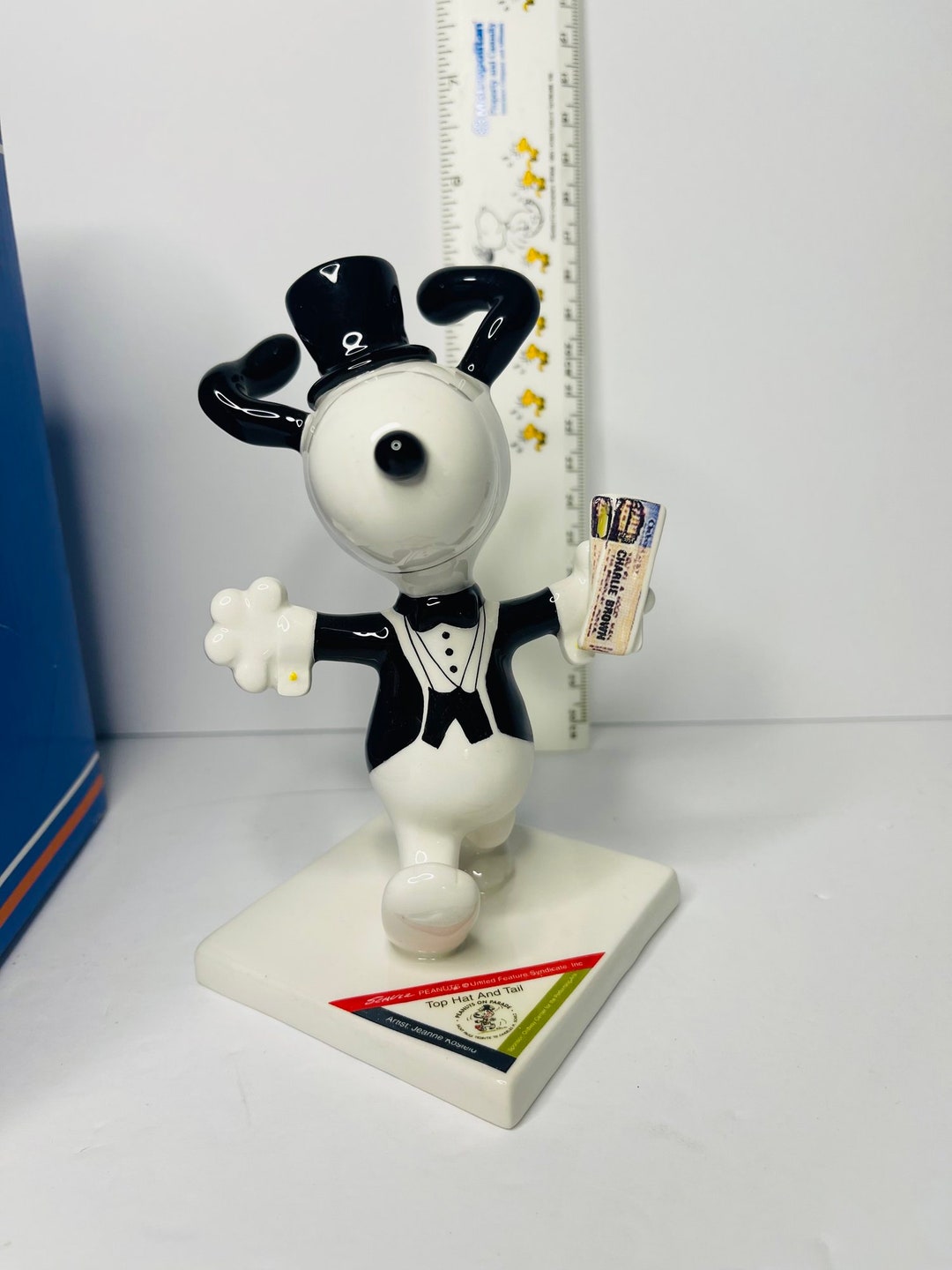 Peanuts on Parade Snoopy Top Hat and Tail Westland Giftware 8390 - Etsy