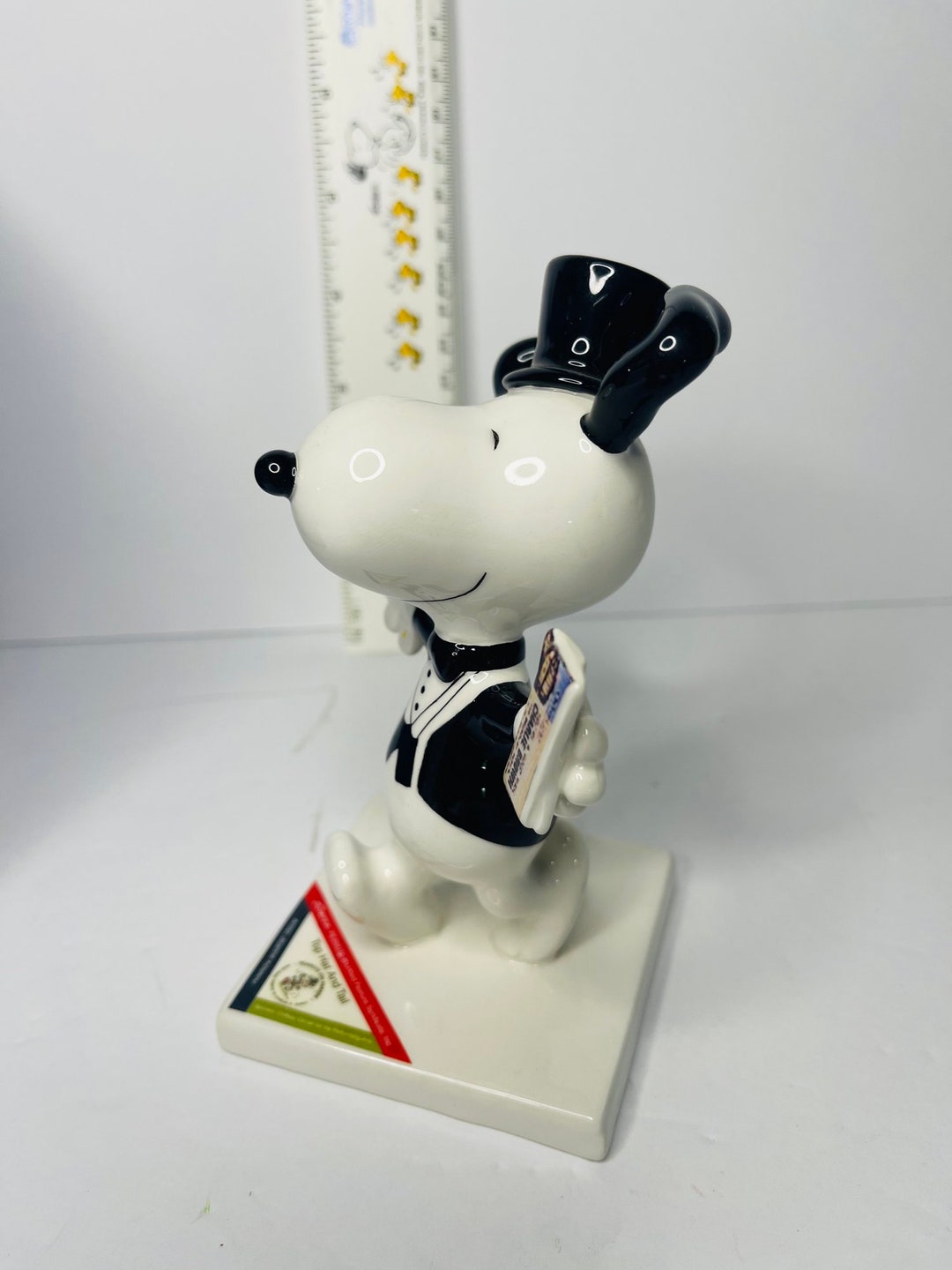 Peanuts on Parade Snoopy Top Hat and Tail Westland Giftware #8390 - Etsy