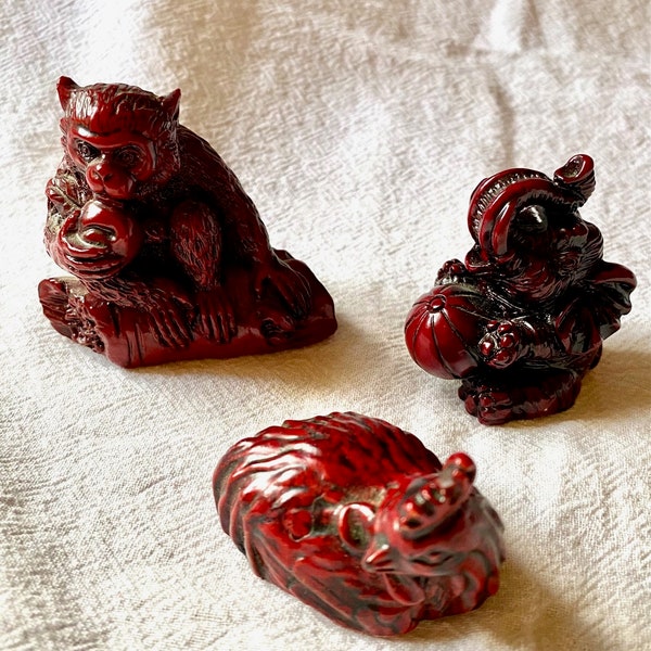 Resin Animals Figurines - Etsy