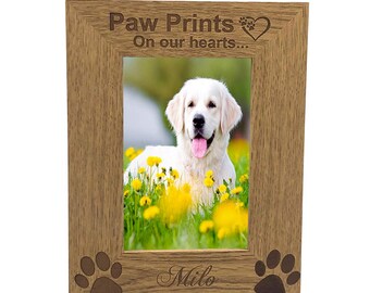 Paw prints frame | Etsy