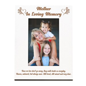 Mother Memorial Photo Frame in Loving Memory - Etsy