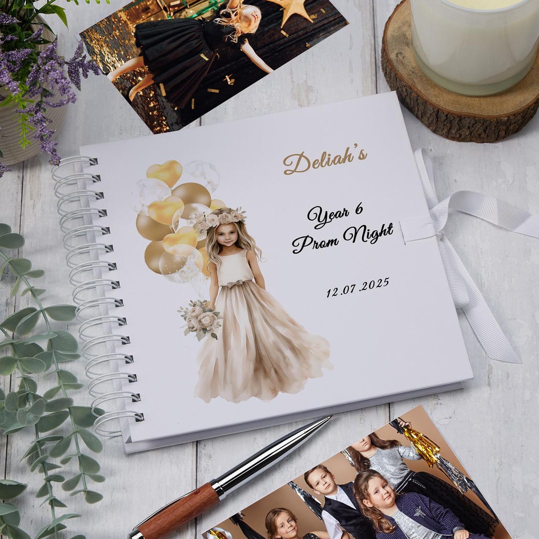 Custom Primary School Girl Leavers Prom Night Scrapbook Album ...