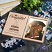Personalised Congrats Graduation Photo Book Frame Solid Oak Wood Gift ...