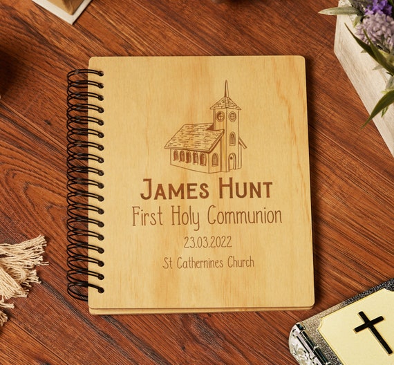 Personalised First Holy Communion Photo Album Church Design | Etsy