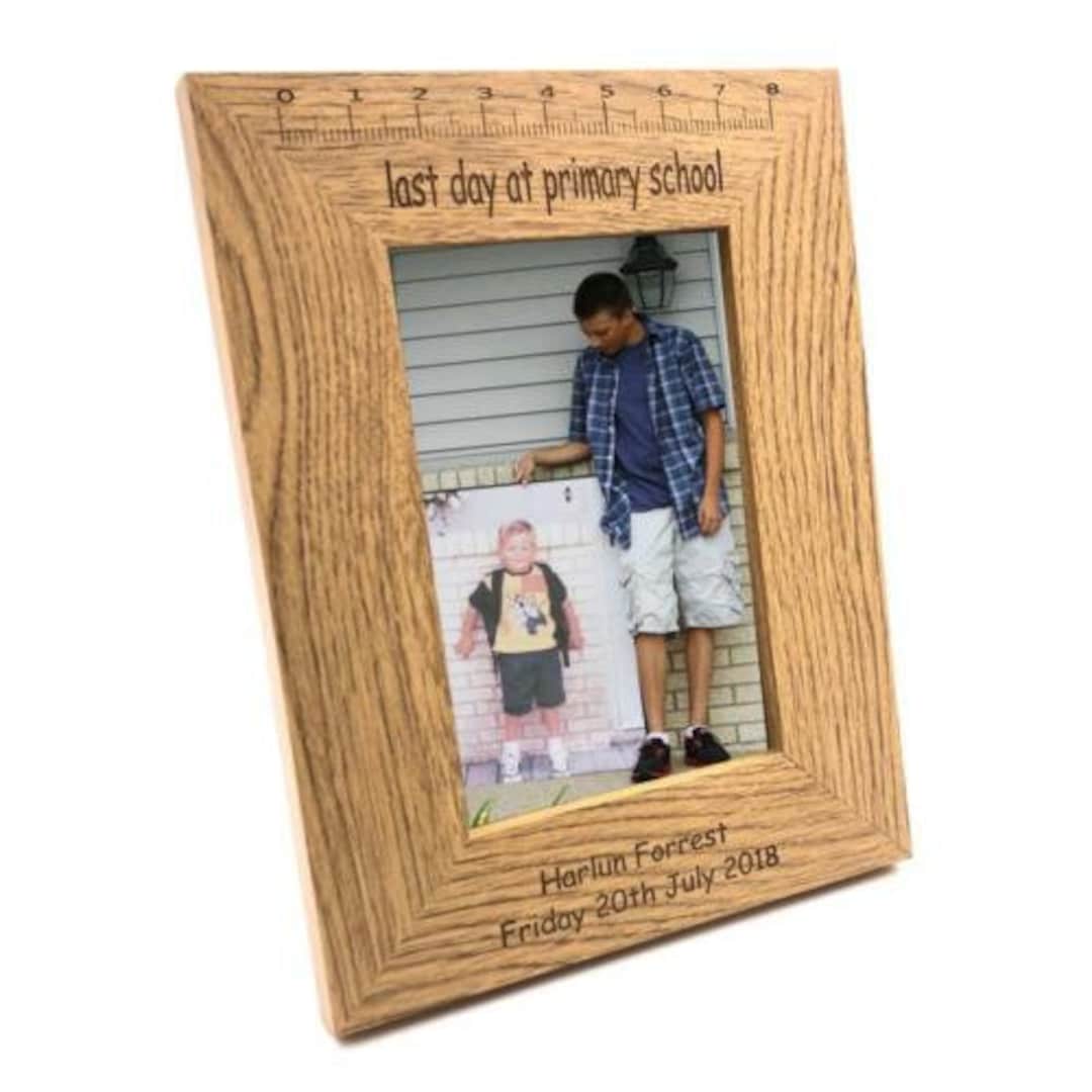 Personalised Last Day of School Photo Frame Gift - Etsy UK