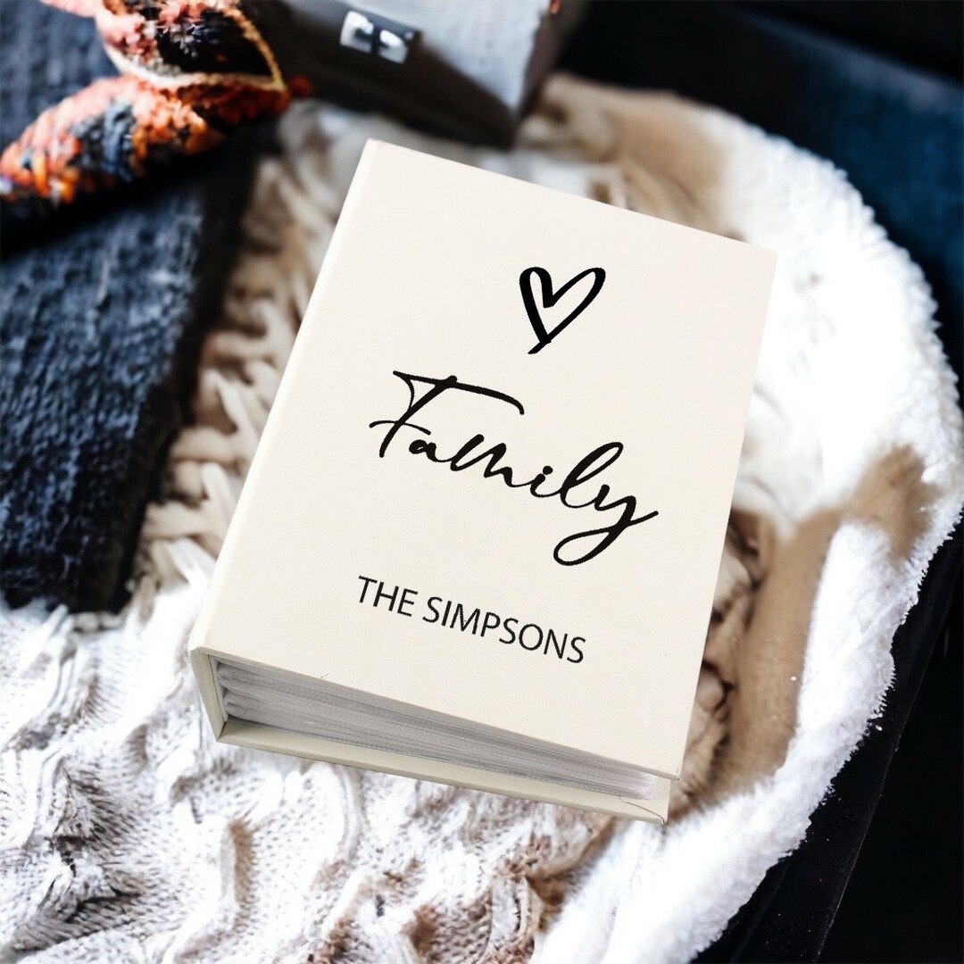 Personalised Family Photo Album With Sleeves 100 X 6x4 Capacity - Etsy UK
