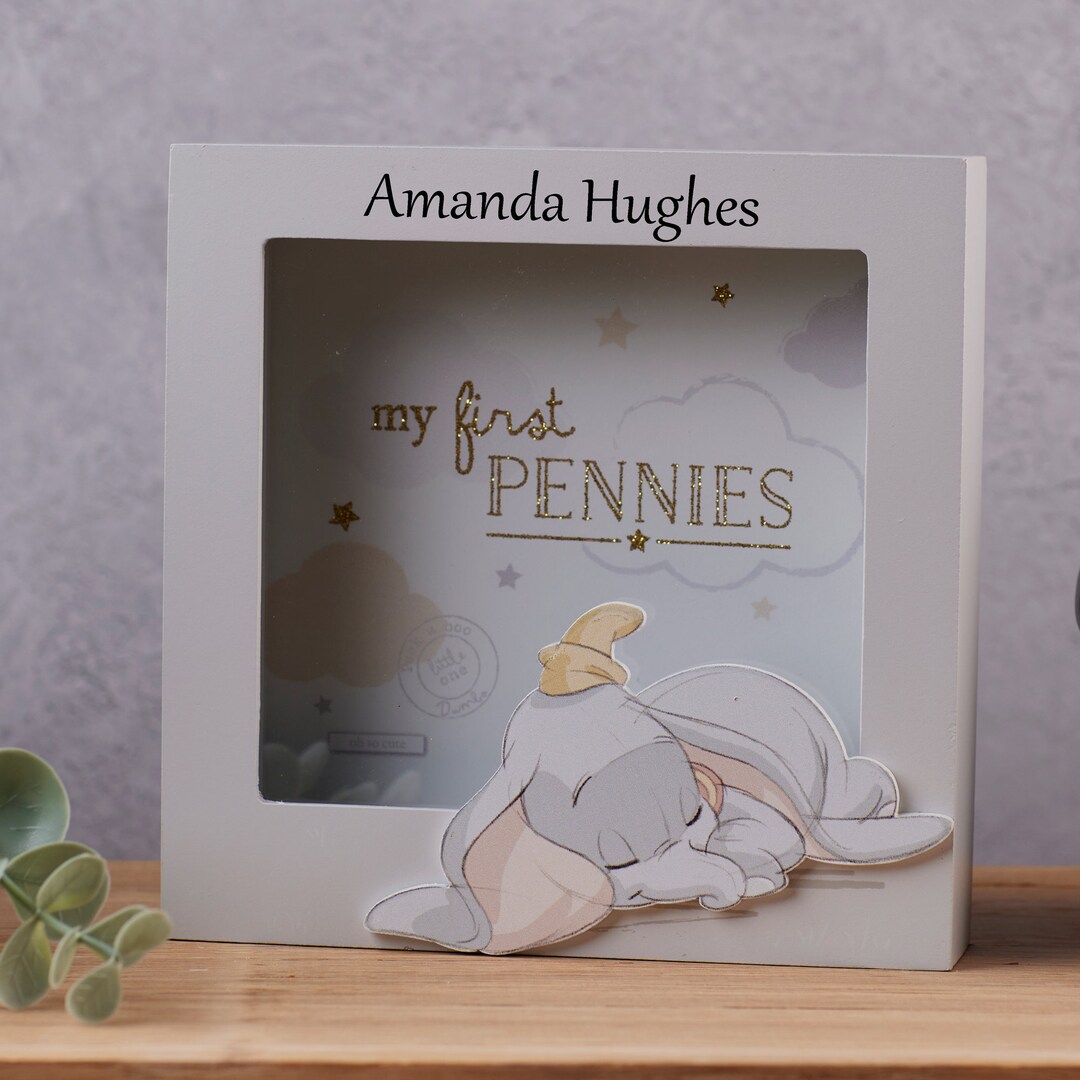Personalised Baby Disney Dumbo Money Box Gift - Etsy
