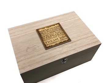 Personalised Wooden Baby Boy Keepsake Memory Box With Cute - Etsy