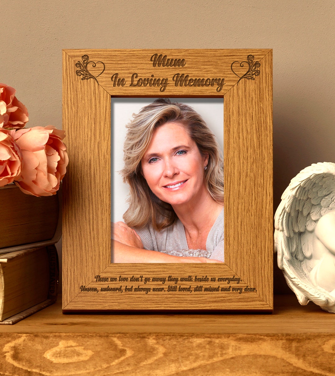 Mum in Loving Memory Remembrance Portrait Photo Frame - Etsy
