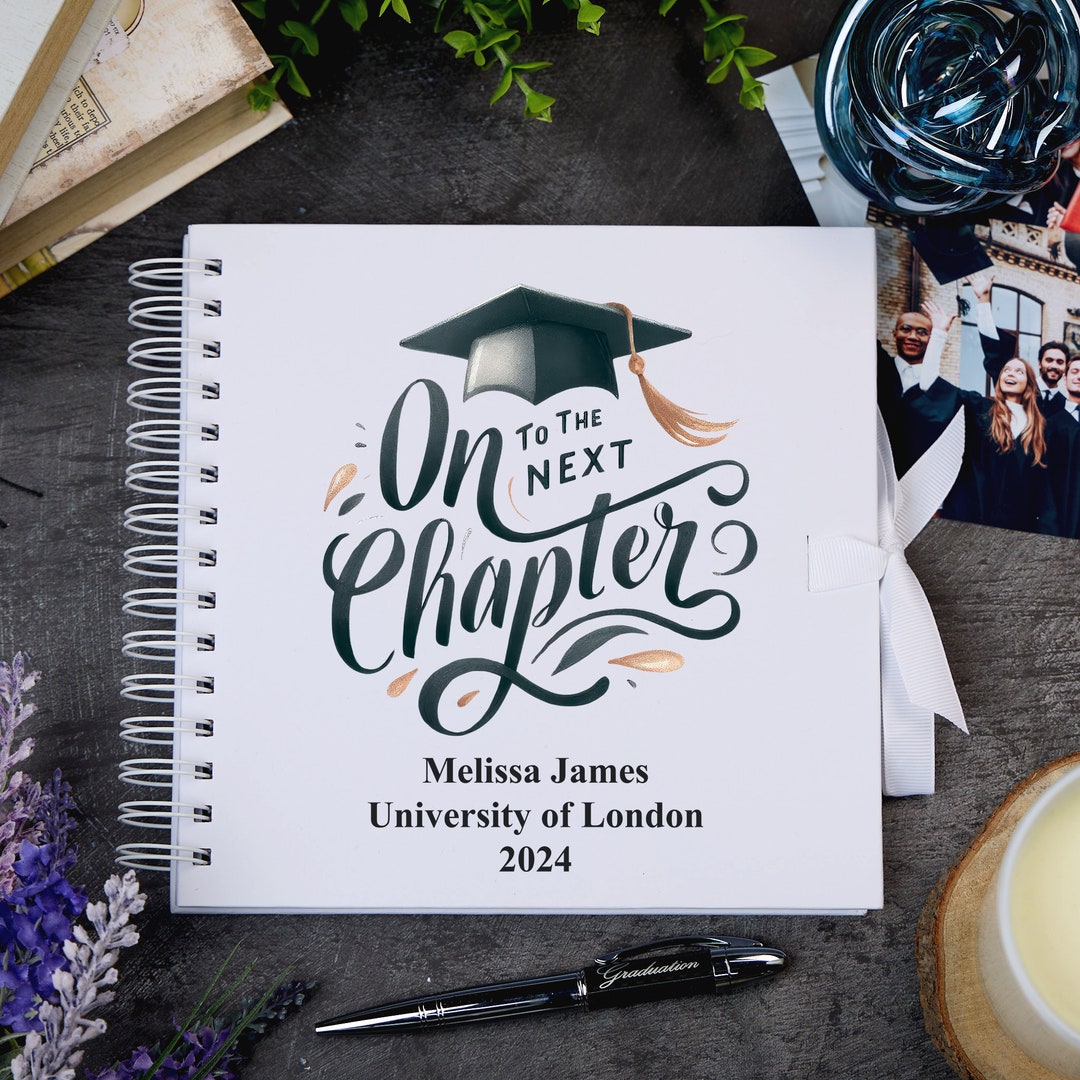 Personalised Graduation Photo Album Scrapbook Next Chapter - Etsy