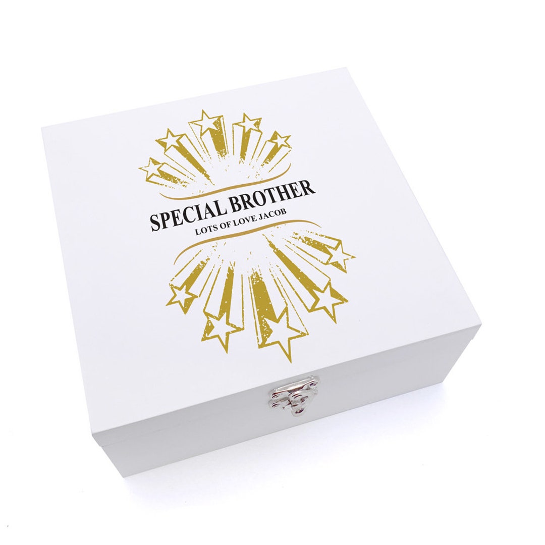 Personalised Special Brother Keepsake Wooden Box - Etsy UK