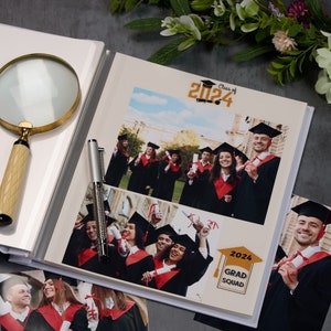 Personalised Graduation Photo Album Linen Cover Class of Year Design - Etsy
