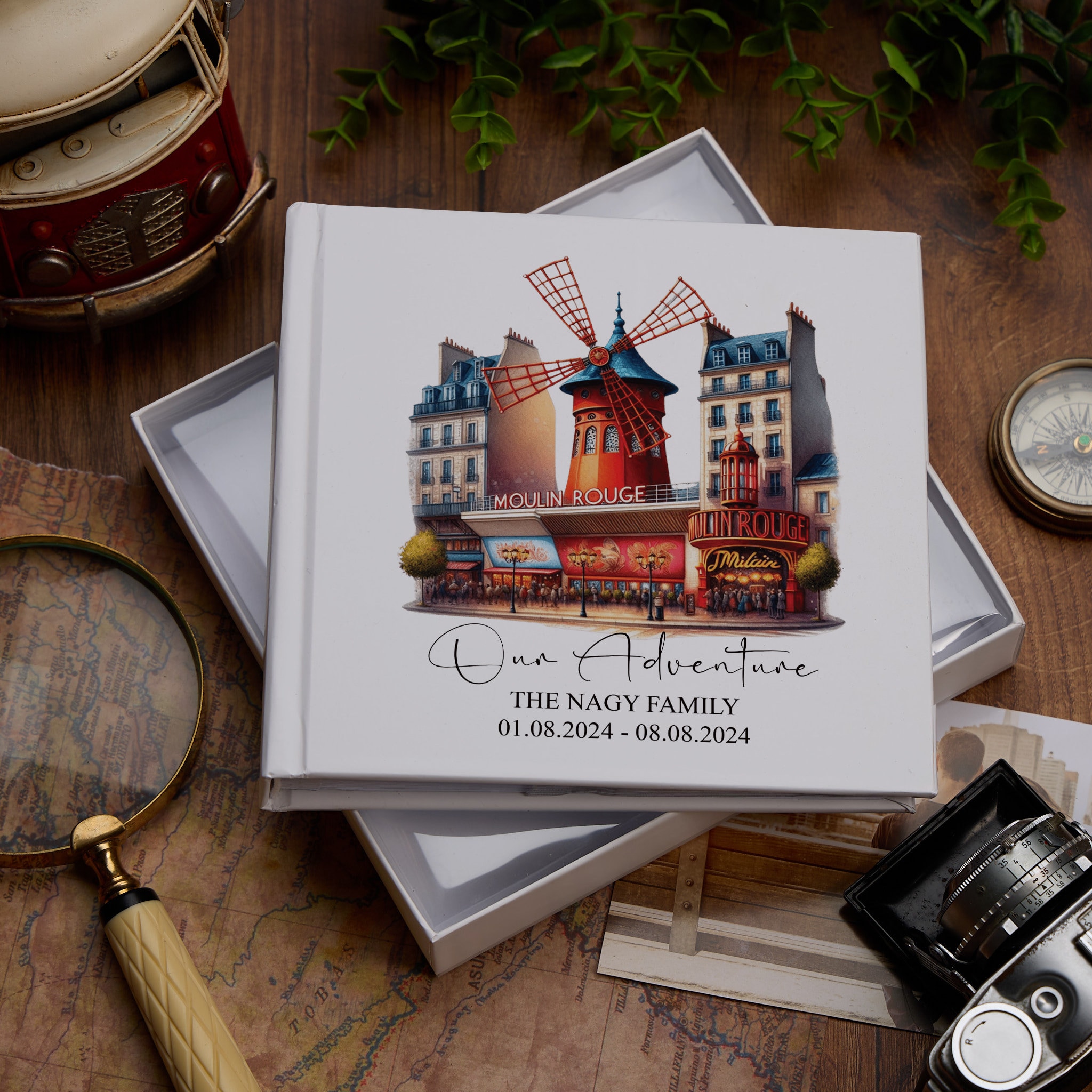 Personalised France Paris Holiday Memory Adventure Photo Albums - Etsy