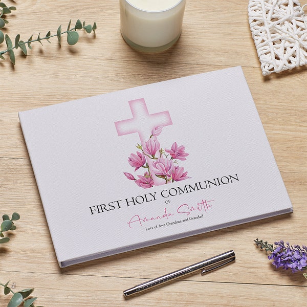 Communion Guest Book - Etsy