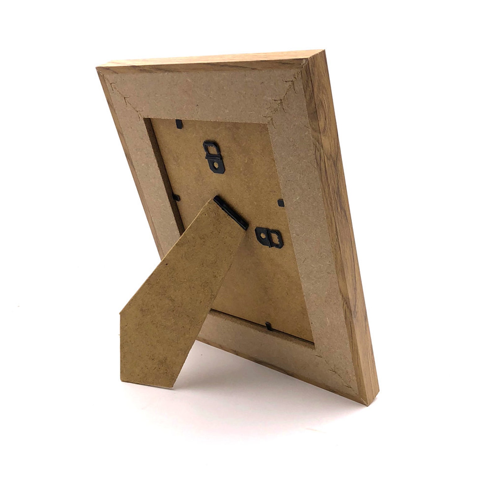 Personalised Wooden Photo Frame Custom Engraved Any Message Portrait or ...