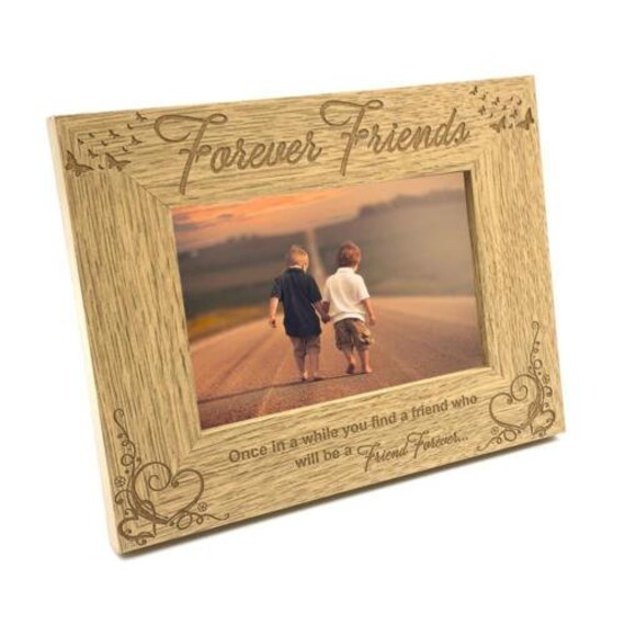 Friends Forever Wooden Photo Frame Gift - Etsy