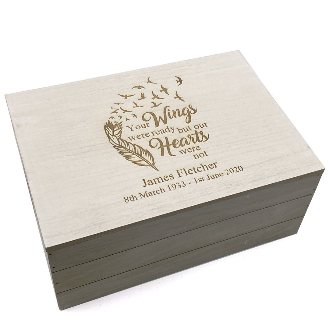 Personalised Antique Wooden in Loving Memory Keepsake Memory - Etsy