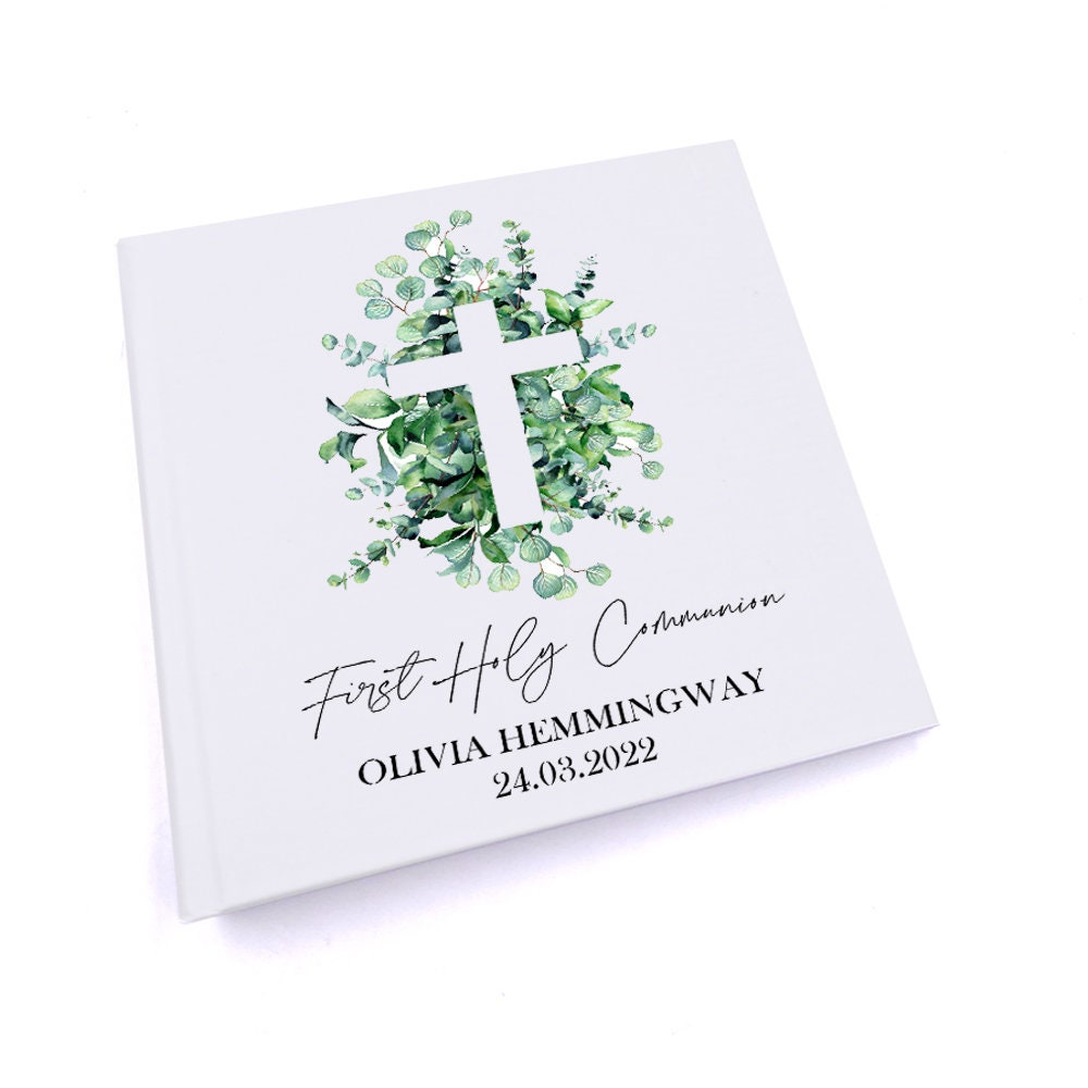 Personalised First Holy Communion Photo Album Gift With Cross - Etsy