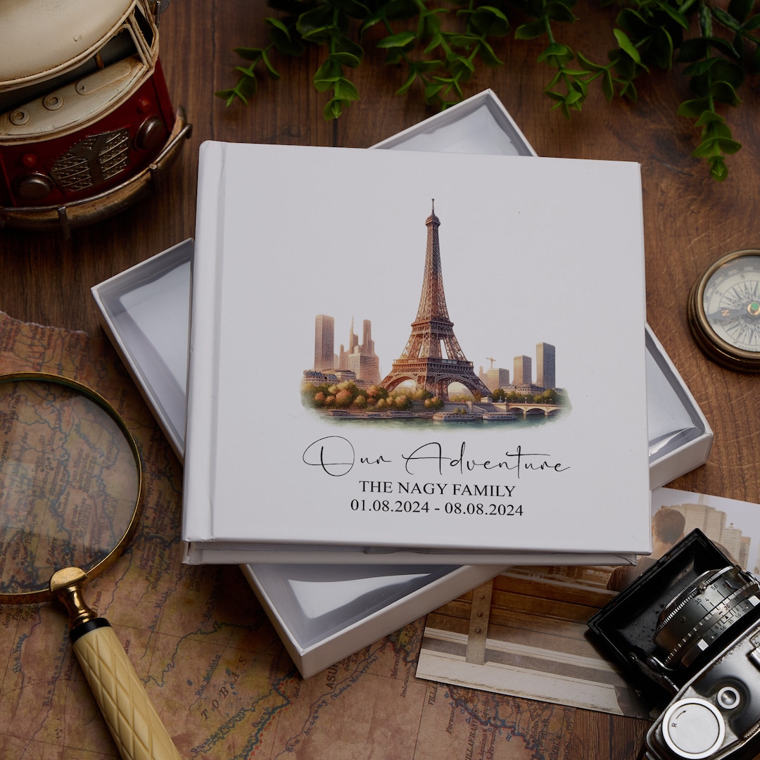 Personalised France Paris Holiday Memory Adventure Photo Albums - Etsy