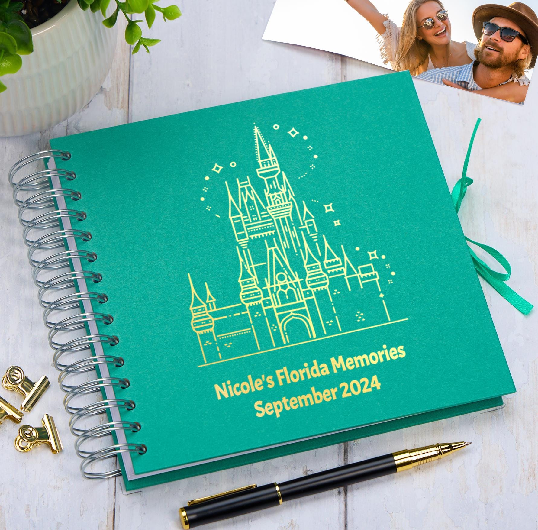 Personalised Florida Orlando Multiple Colour Scrapbook Photo Album ...