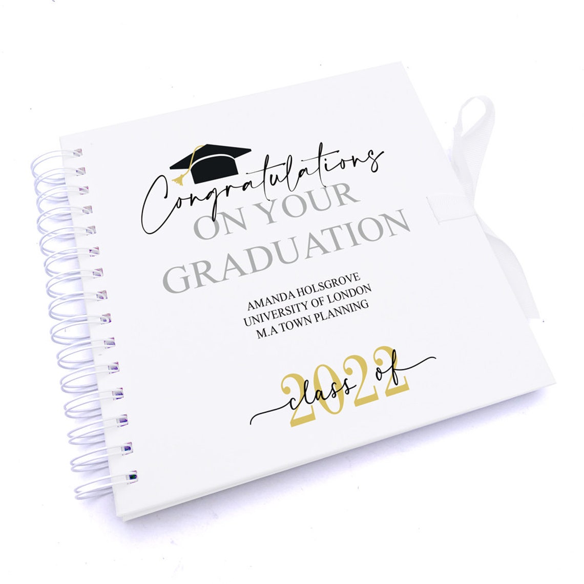 Personalised Class of Year Graduation Gift Scrapbook Photo | Etsy