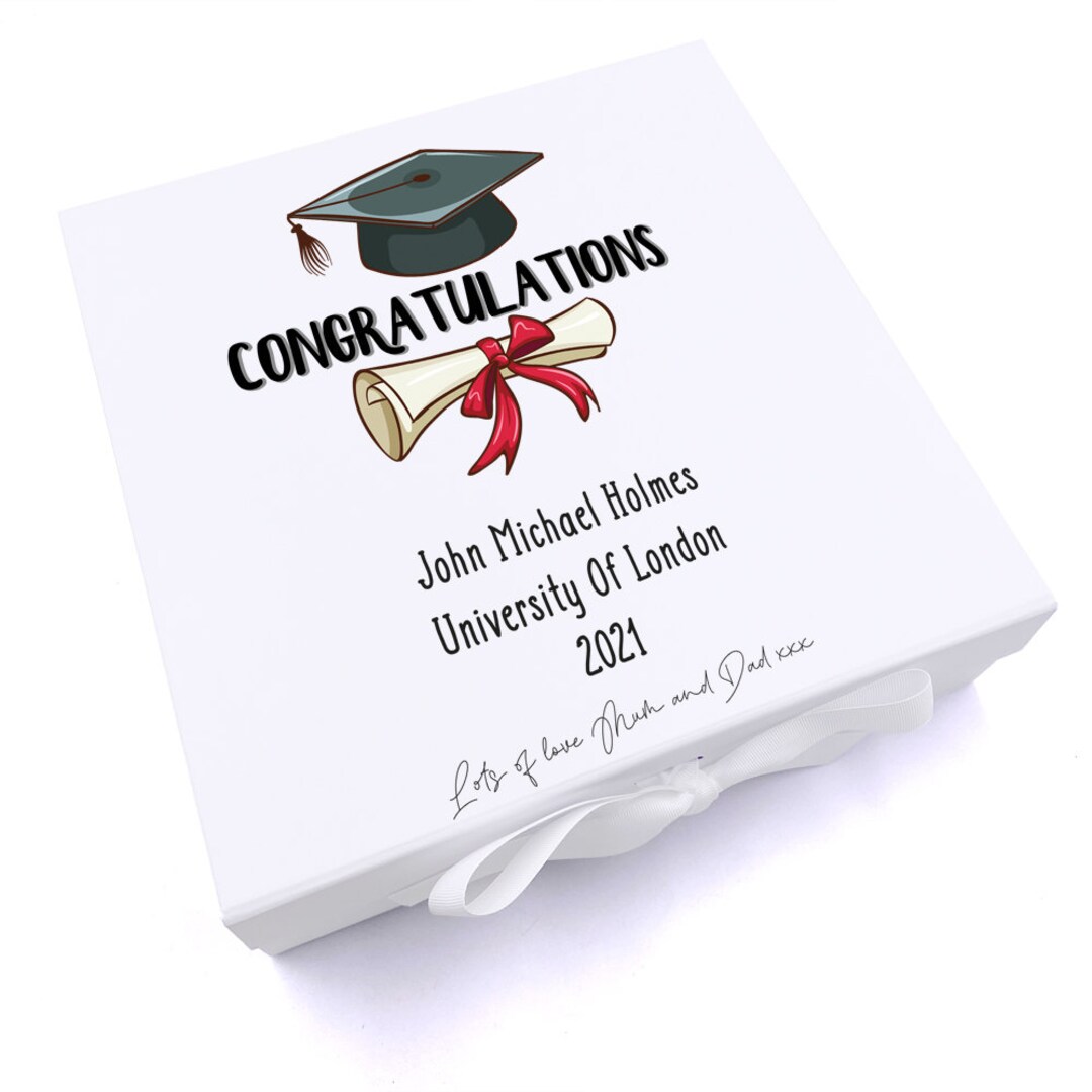 Personalised Congratulations on Your Graduation Gift Keepsake - Etsy