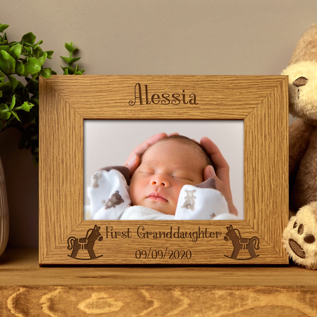 Personalised First Granddaughter Photo Frame Gift - Etsy UK