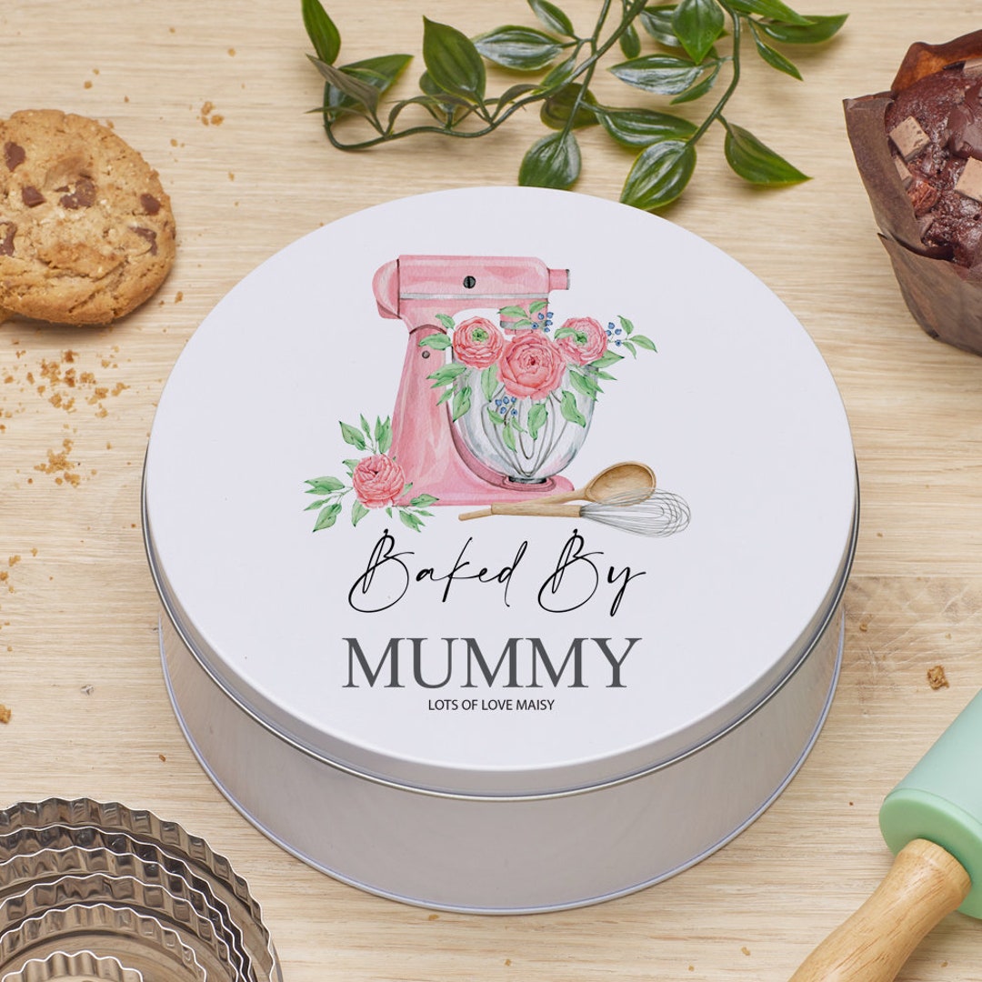 Personalised Mummy Cake Tin Baking Cookie Storage Gift - Etsy