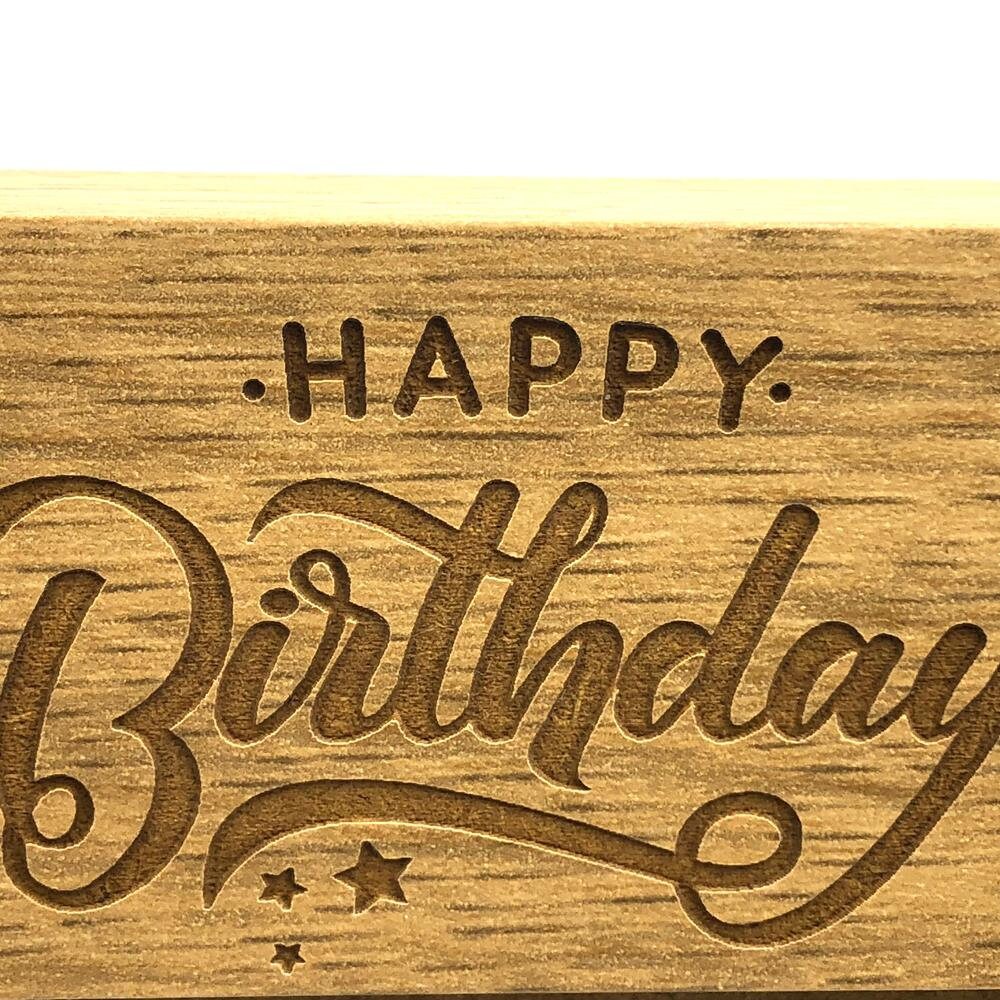 Personalised Happy Birthday Wooden Photo Frame Gift Any Age - Etsy