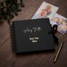 21st Birthday Black Scrapbook Photo Album With Gold Script Present ...