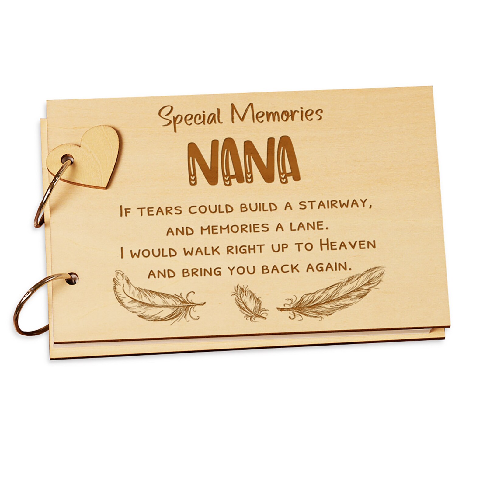 Nana in Loving Memory Scrap Book Photo Album Guest Book - Etsy UK