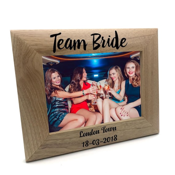 Personalised Team Bride Photo Frame | Etsy