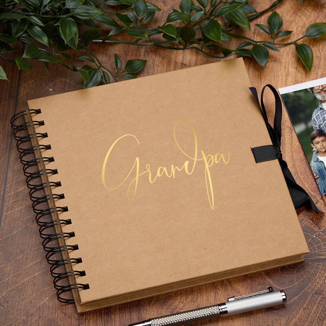 Multiple Colours Grandpa Scrapbook Photo Album Memory Book - Etsy