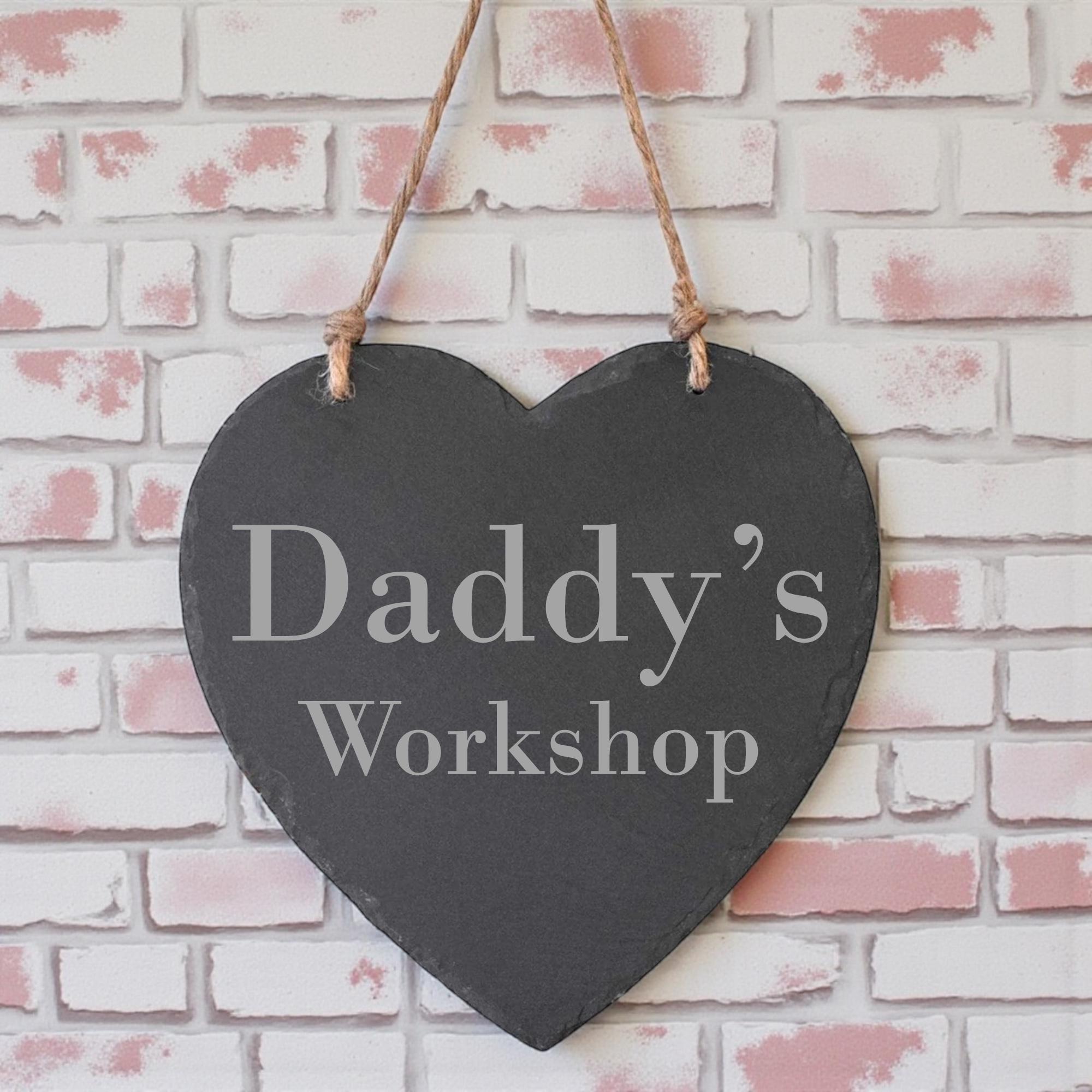 Personalised Engraved Large Slate Heart Plaque for Any Occasion 20cm X ...