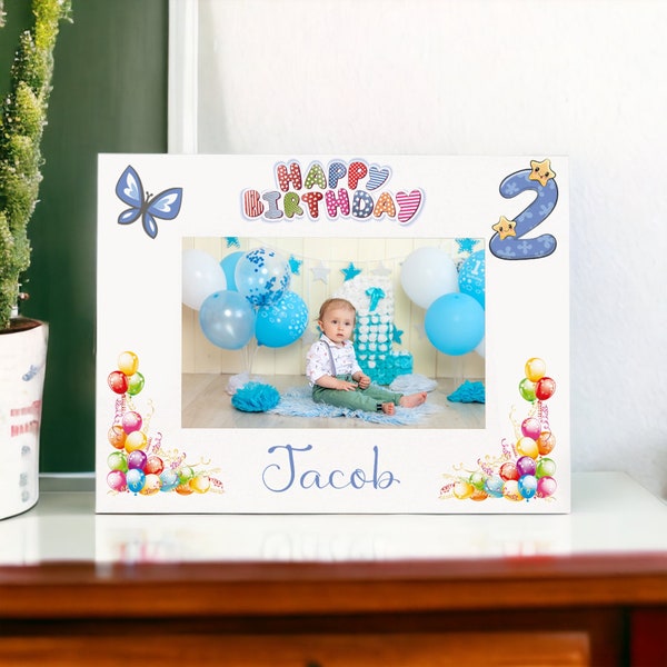 Birthday Photo Frame - Etsy