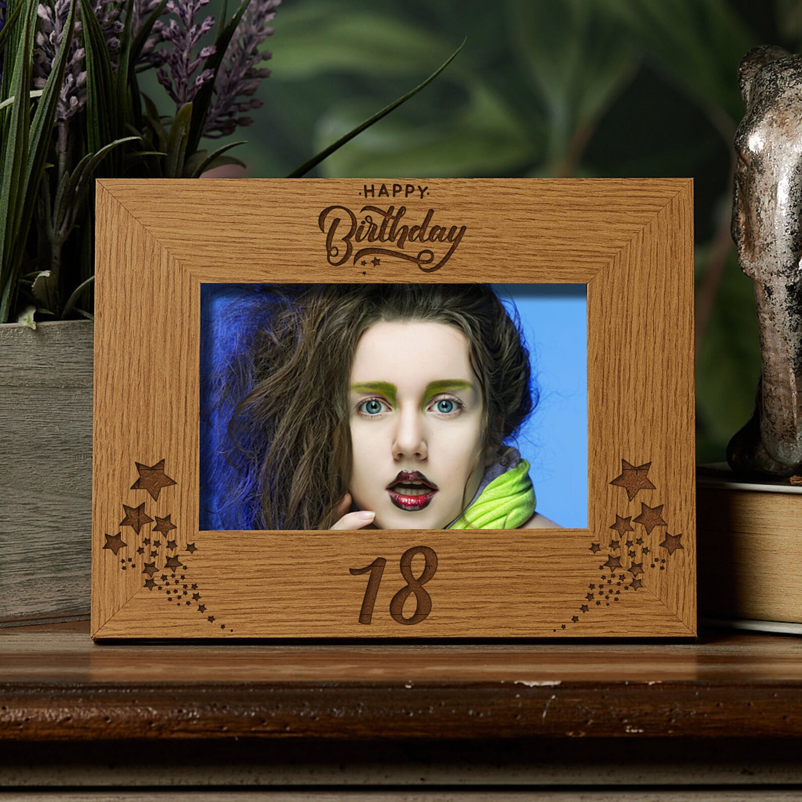 Happy 18th Birthday Wooden Photo Frame Gift - Etsy UK