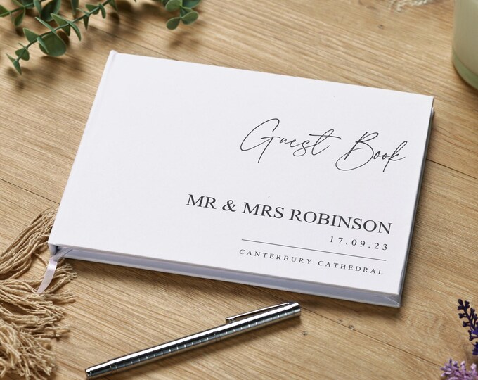 Engagement Signing Book for Engagement Party | Just Engaged Guestbook ...
