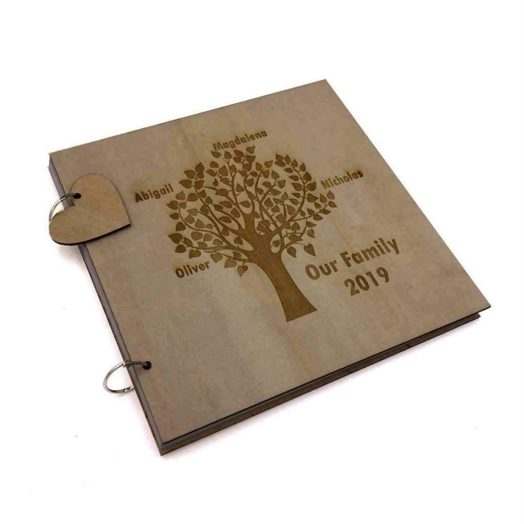 Personalised Large Family Tree Style Scrapbook Photo Album - Etsy