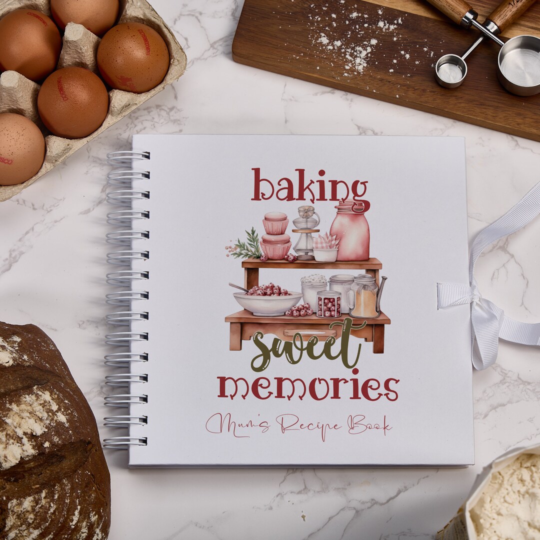 Personalised Recipe Book, Cook Book, Baking Sweet Memories - Etsy UK