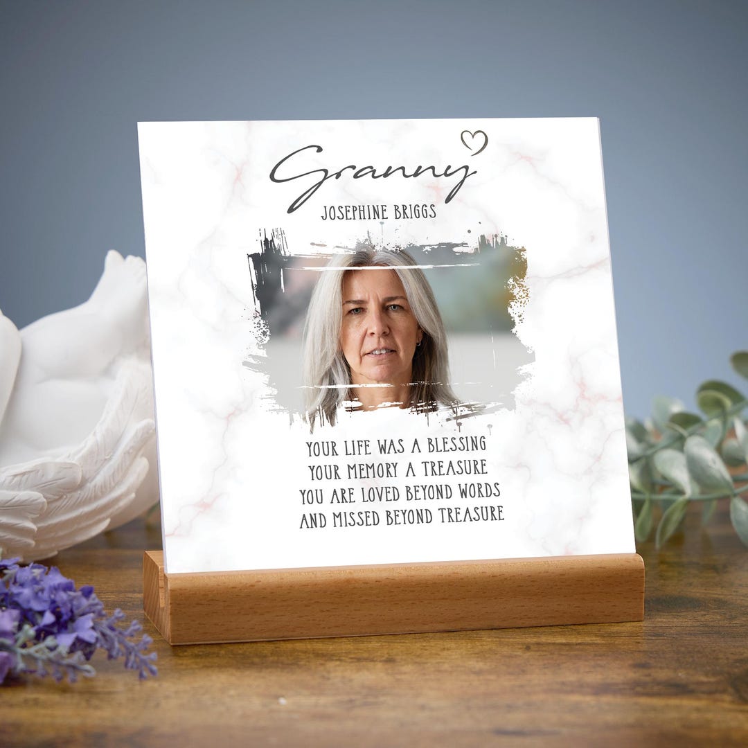 Personalised Sorry for Your Loss Granny Memorial Remembrance Plaque - Etsy
