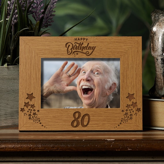 80th Birthday Frame Timeless Memories 80th Birthday Celebration Props
